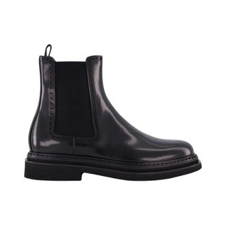 Dolce & Gabbana Bottine Cheville Bross&eacute;e en Noir - Homme - Chaussures - Noir - Taille: 42 1/2 EU