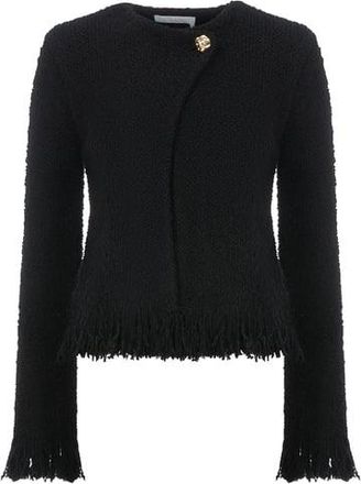 Chlo&eacute; Gilet en laine m&eacute;lang&eacute;