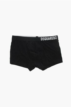 Dsquared2 Solid-Color Boxer with Contrast Logo size M