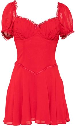 Reformation robe Ondine - Rouge