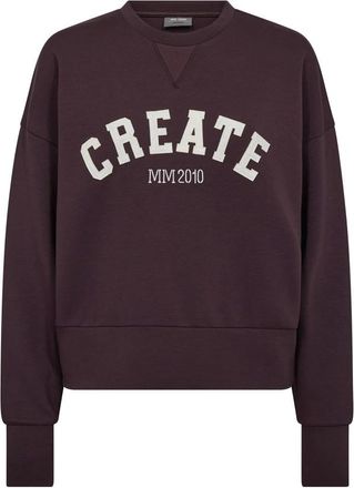 Mos Mosh MOS Mosh, Femme, Sweatshirts et sweats &agrave; capuche, Brun, Taille: 44 FR MMCelli O-Ls SweaT-shirt