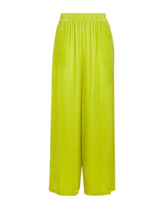 8 by YOOX SILK BLEND VELVET WIDE-LEG PANTS