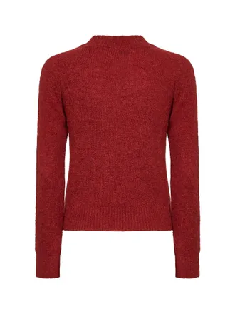 Dries Van Noten Alpaca-Blend Ribbed Crewneck Sweater - Red