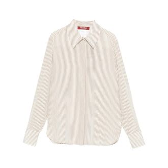 Max Mara Damen, Blusen & Hemden, Beige, LGr&ouml;&szlig;e