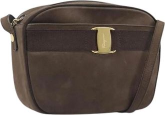 Ferragamo Sac port&eacute; &eacute;paule Pre-owned - Femme - Pre-owned - Brun - Taille: ONE Size
