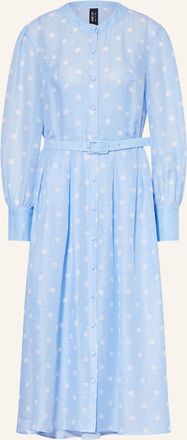 Marc Cain Kleid Mit Leinen Und Seide blau
