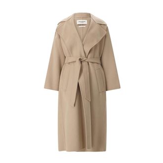 Max Mara G&uuml;rtelm&auml;ntel - - Coats - Damen - Beige - S