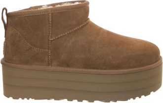 UGG Ugg, Femme, Chaussures, Brun, Taille: 40 EU Classic Ultra Mini Platform Boot