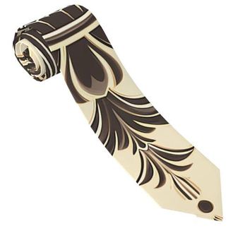 Generic Cravate de mariage, Chevalier &agrave; la fleur de lys et aux armoiries, &Eacute;l&eacute;gant Cravate Homme, Extra Long Soie Cravates pour C&eacute;r&eacute;monie, F&ecirc;te, Travail