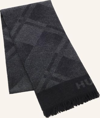 HUGO BOSS Hugo Gewebter Schal Corsy_40*180 schwarz