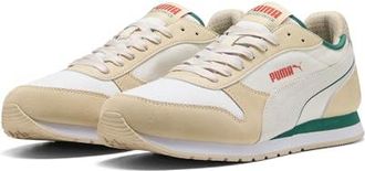 Puma Sneakers St Miler Retro Run Unisexe 44.5, Warm White Canvas Wild Green Beige