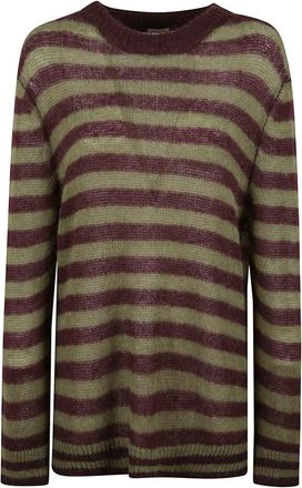 Massimo Alba Femme, Pulls, Brun, Taille: 40 FR Miley Sweater