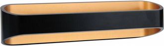 Aric PALACE Applique Mur noir/dor&eacute; LED int&eacute;g. 2x9W 3000K 1100lm dimmable ARIC 50547