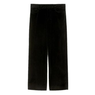 Max Mara Femme, Pantalons, Noir, Taille: 40 FR Pantalon Écourté