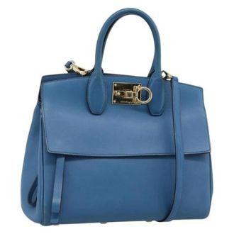 Ferragamo Pre-owned Hand Bag - - Pre-owned - Damen - Blau - ONE SIZE
