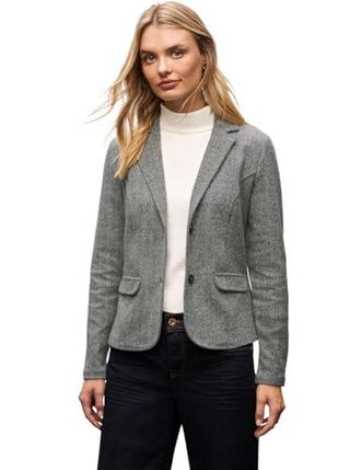 Street One 2117030 Blazer Basique, Noir, 42 Femmes
