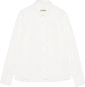 Roy Rogers Femme, Blouses et Chemises, Blanc, Taille: 38 FR Camicia in popeline di cotone