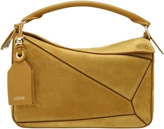 Loewe Petit sac Puzzle Featherlight - Femme - Sacs - Jaune - Taille: ONE Size