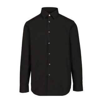 Paul Smith Chemise en coton &agrave; poignets Artist Stripe - Homme - Chemises - Noir - Taille: XL