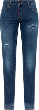 Dsquared2 Femme, Jeans, Bleu, Taille: 36 FR Super Jeans skinny
