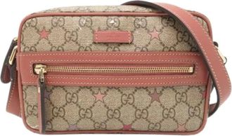 Gucci Sac bandouli&egrave;re GG Supreme Pre-owned - Femme - Pre-owned - Beige - Taille: ONE Size