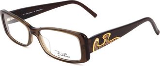 Emilio Pucci Ep2648 Brillen Rechteckige Fassung Leoprint