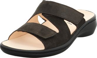 Think Think Camilla Damen chromfrei gegerbte nachhaltige Pantolette, Mocca 3020, 41 EU