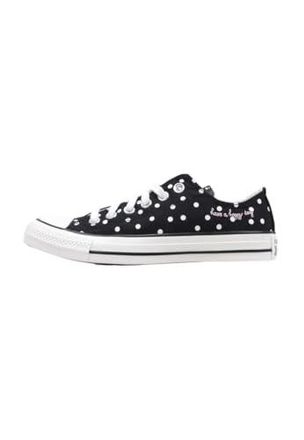 Converse Chuck Taylor All Star Chaussures de sport plates pour femme, Noir, 37.5 EU