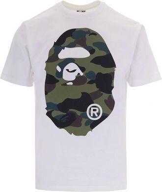A Bathing Ape A Bathing Ape, Homme, Tops, Blanc, Taille: XL T-Chemises