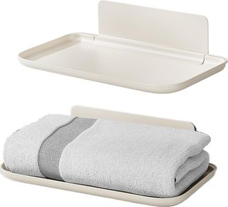 Generic Faltbare Badezimmerregale - kein Bohren, zusammenklappbares Regal, Wandmontage, WC, faltbare Aufbewahrungsplatten f&uuml;r Wohnmobil, Badezimmer, W&auml;sche, K