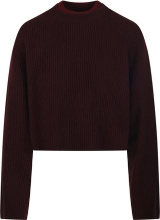 Max Mara Femme, Pulls, Violet, Taille: 42 FR Funale Double Neck Sweater