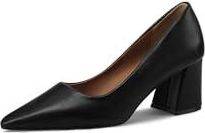Queen Helena Chaussures à bout fermé décontractées élégantes pour femme ZM10006, Noir, 35 EU