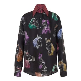 Moschino Camicia - - Blouses & Shirts - Damen - Mehrfarbig - M