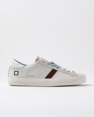 D.A.T.E. hill low vintage calf white-turquoise