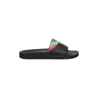 Marcelo Burlon Homme, Chaussures, Noir, Taille: 42 EU Icon Wings Tongs avec D&eacute;tails Multicolores
