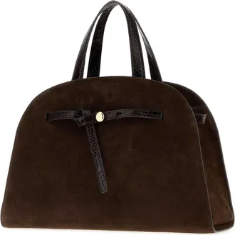 Tory Burch Womens Brown Suede Romy Handbag Darkcocoa Borse A Mano Bag