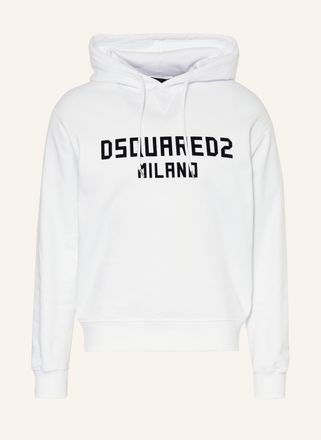 Dsquared2 Hoodie Cool Fit weiss