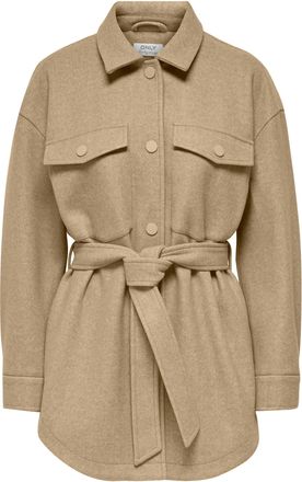 Only Womens ONLEMMA Freja Shacket OTW Jacket, Tigers Eye/Detail:Melange, XL (2er Pack)