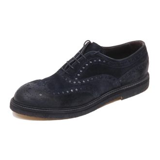 Corvari Vintage-Effekt Wildlederschuh - - Shoes - Herren - Blau - 41 EU