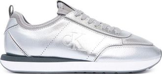 Calvin Klein Sneakers Retro Runner Metallic HW0HW03287 Silberfarben