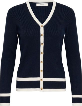 Inwear LeenahIW Cardigan - Femme - Pulls - Bleu - Taille: 48 FR