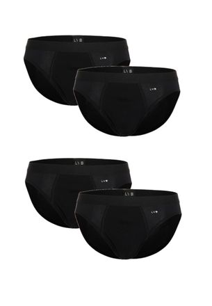 Lovable LVB Slip Multipack in Cotone Elasticizzato, Mutande Basic, Comode e Traspiranti, Intimo Uomo dal Comfort Totale, Pacco da 4 Uomo X4