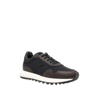 Emporio Armani Homme, Chaussures, Bleu, Taille: 43 EU Baskets