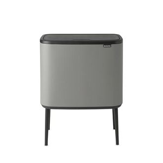 Brabantia 127205 Mülleimer Bo Touch Bin, 36L, Grauer mineralbeton