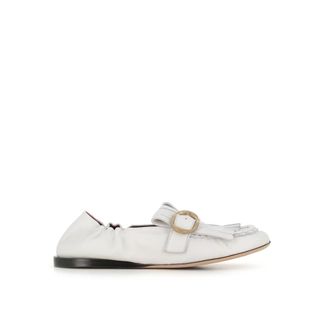 Paul Smith Buckle Fringed Loafer - - Shoes - Damen - Wei&szlig; - 38 EU