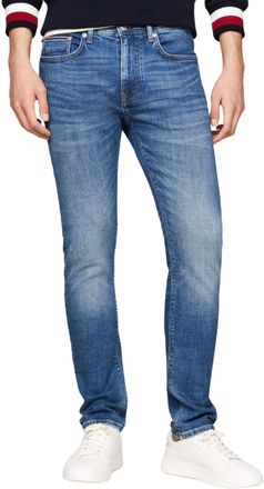 Tommy Hilfiger Herren Jeans Hose Slim Fit, Blau (Cross Blue), 30W/36L