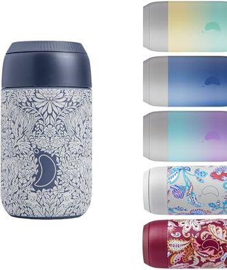 Chilly's Serie 2 Tasse a Cafe Isotherme - Tasses avec Double parois & couvercles - sans BPA en Acier Inoxydable - Liberty - Survival, 340ml