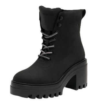 Calvin Klein Damen Mid Boot Stiefel Chunky Heeled Zip mit Absatz, Schwarz (Triple Black), 39