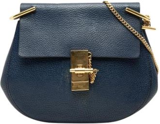 Chlo&eacute; Pre-owned Drew Crossbody - Femme - Pre-owned - Bleu - Taille: ONE Size