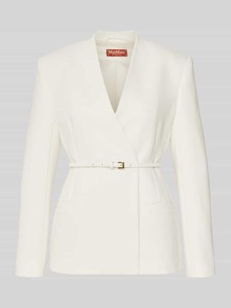 Max Mara Taillierter Blazer mit extra G&uuml;rtel Modell QUINOA